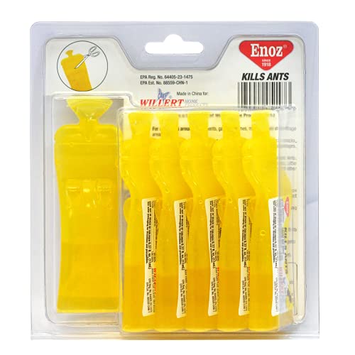 Enoz Kills Ants Liquid Ant Killer, Attracts and Kills The Queen Ant and The Colony Ants (Pack of 6, 36 Baits Total)