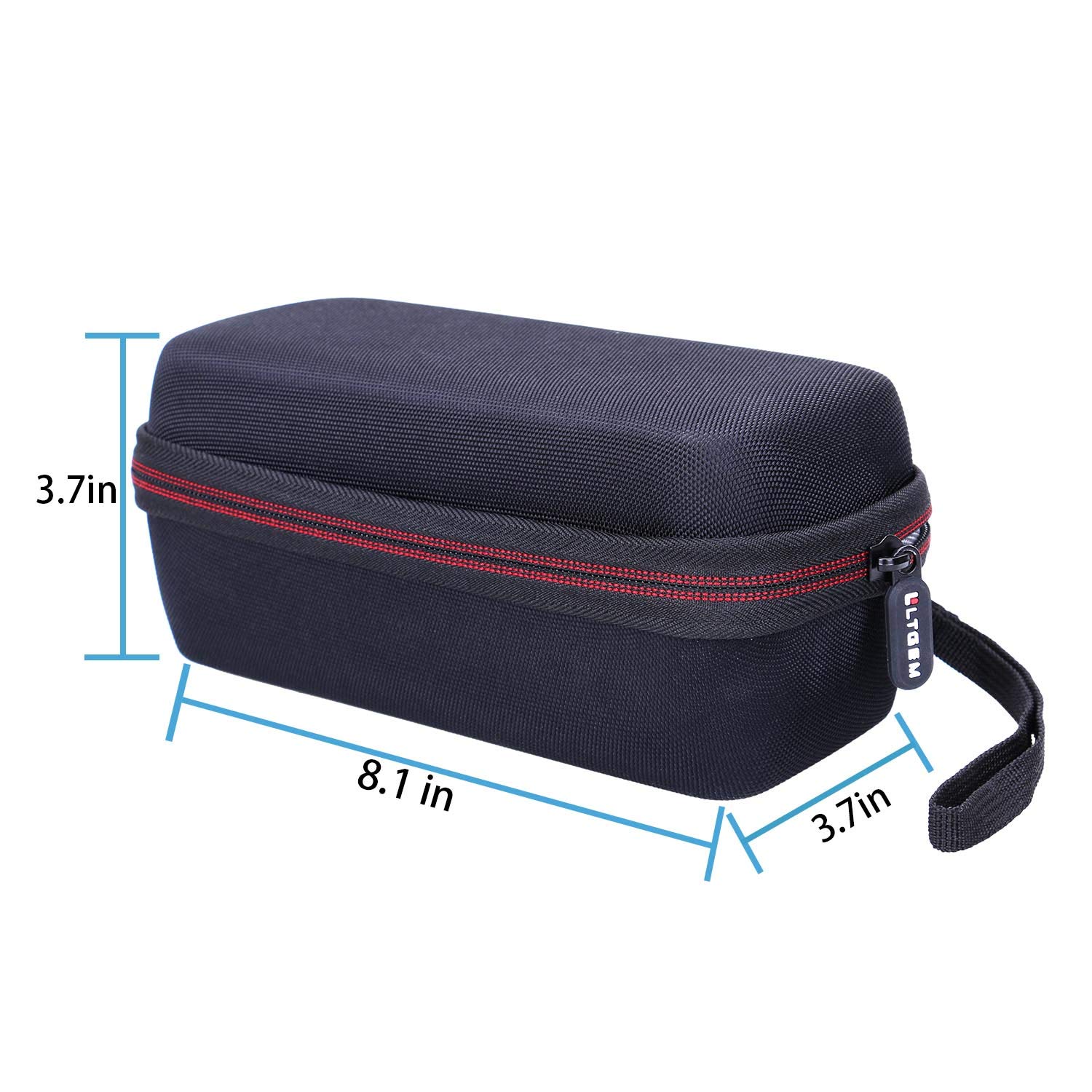 LTGEM EVA Hard Case Compatible with JBL FLIP 6 FLIP 5 Waterproof Portable Speaker - Travel Protective Carrying Storage Bag (Red )