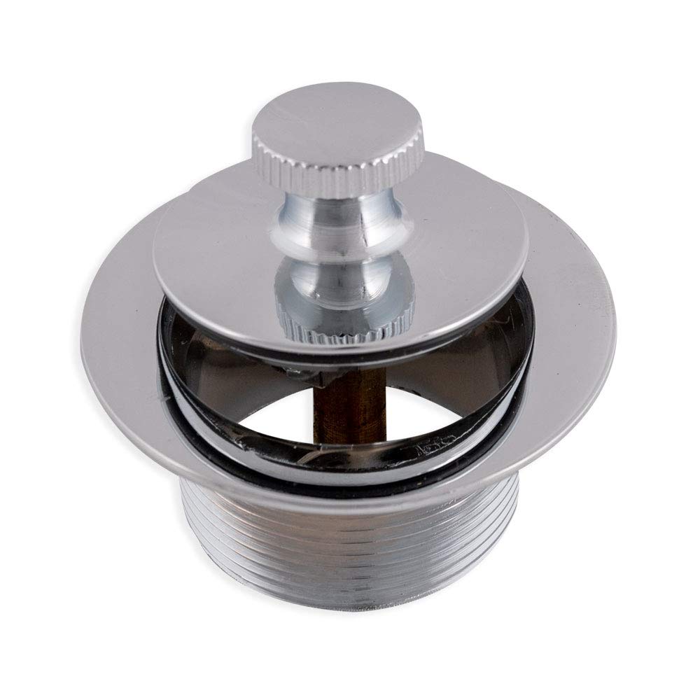 EZ-FLO 1-1/2 Inch Schedule 40 ABS One-Hole Bath Waste, Lift-n-Lock Stopper, 35222