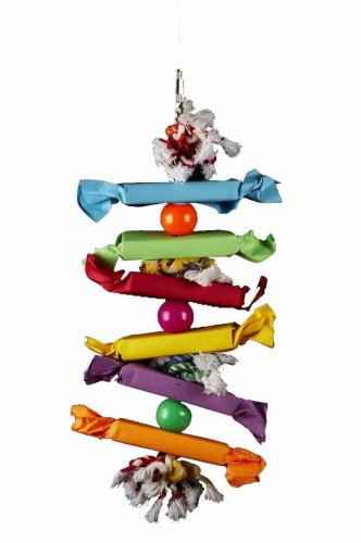 Sweet Feet and Beak Platinum Tweeter Toys Large Madri Gras Block