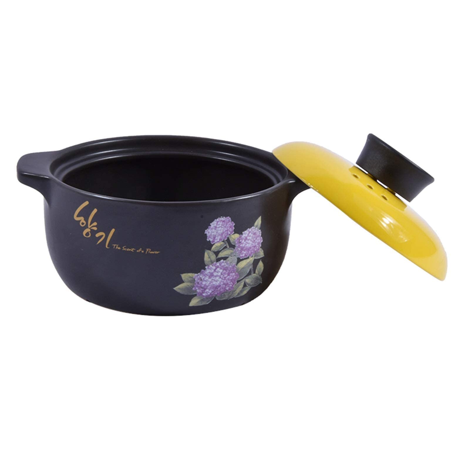 NESKX Ceramic Cooking Pot Cast Iron Pot with Lid Professional Lead Free Cooking Tagine,30Cm Cooking Tagine for Different Cooking Styles,Cast Iron Best Gift Casserole Pan