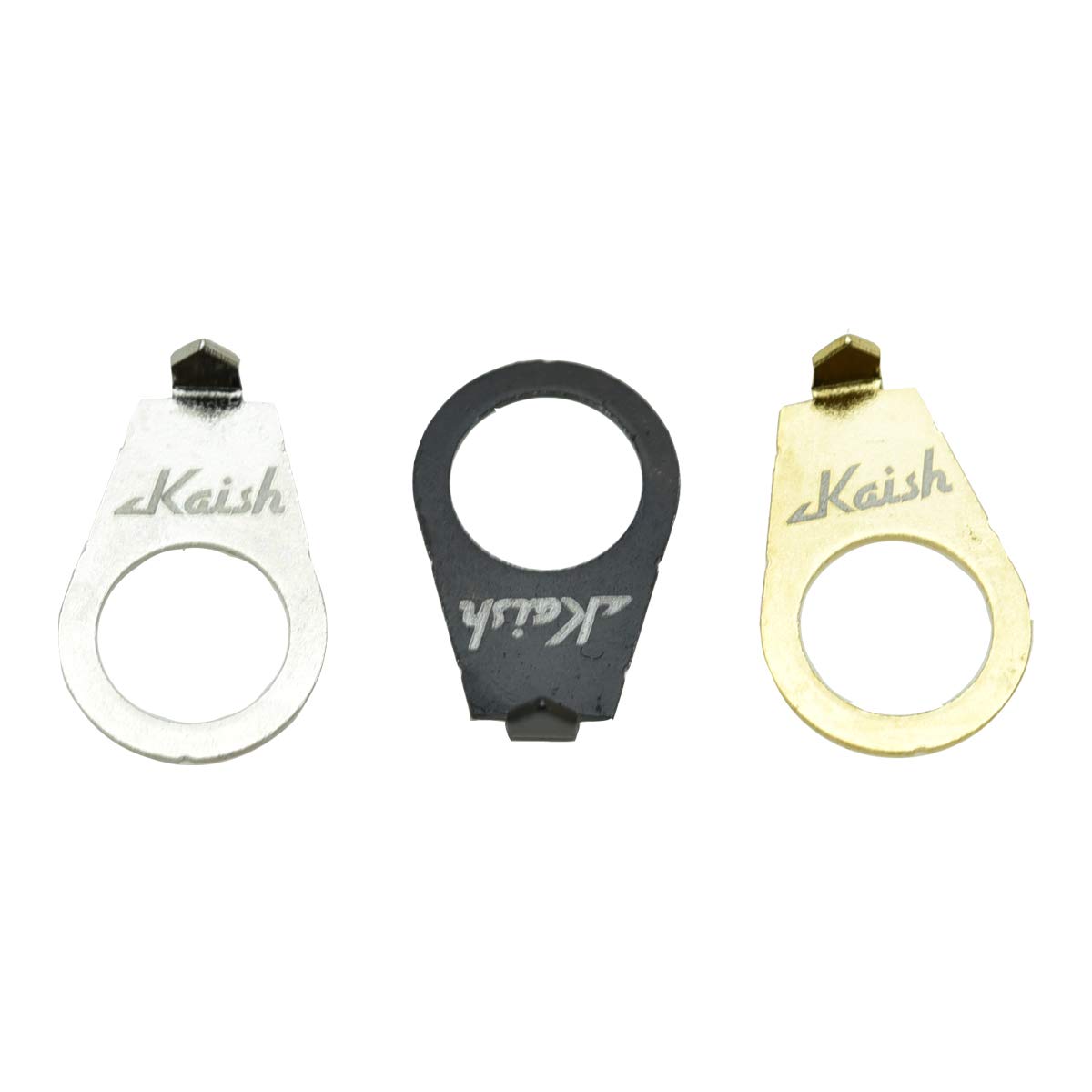 KAISH Set of 4 LP Guitar Knobs Pointer Plate 3/8" Knob Position Indicator for USA LP Les Paul or CTS Pots Nickel