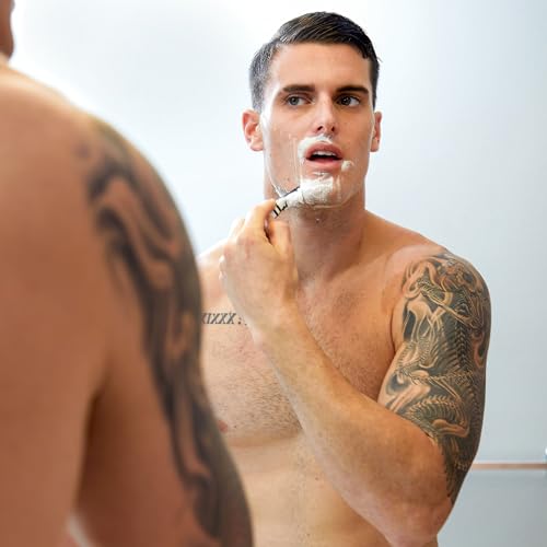 BIC Flex 5 Disposable Razors for Men, Long-Lasting 5-Blade Razors For a Smooth and Comfortable Face Razor Shave, Shaving Razors, 6 Count (Pack of 1)