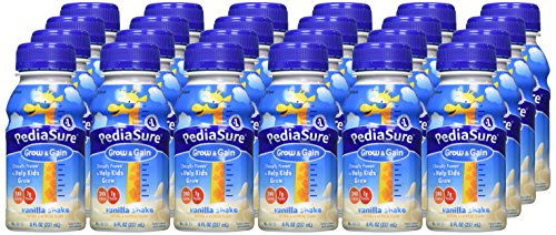 PediaSure Grow & Gain Kids' Nutritional Shake Vanilla Ready-To-Drink Bottles, 24 Pk./8 Fl. Ounce ., 192 Fl Ounce