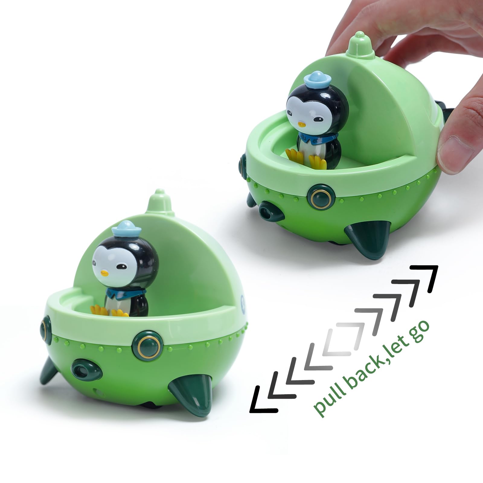 CHAOFANZHE Peso Toys Pull Back car Octopus Vehicle Rescue Boat Children's Gifts (with Gift Box)