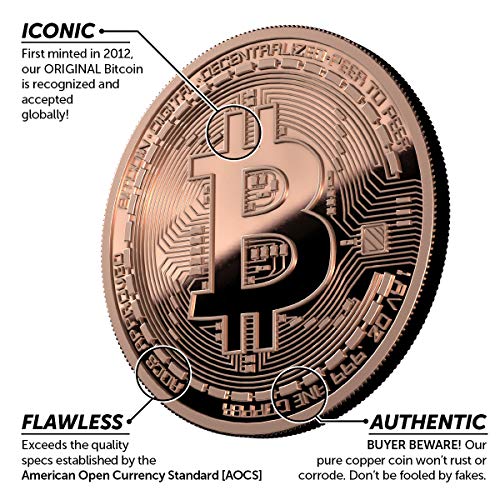 Bitcoin & Ethereum Cold Storage Wallet Bonus Pack | 1 Ounce 999 Fine Copper | Securely Store Cryptocurrencies Offline