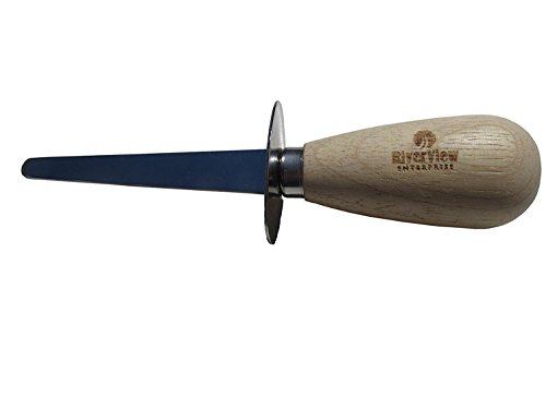 RiverView Enterprise ORIGINAL CHESAPEAKE BAY OYSTER KNIFE - SHUCKING CLAM/SHELLFISH OPENER - STAINLESS STEEL - SEAFOOD KNIFE