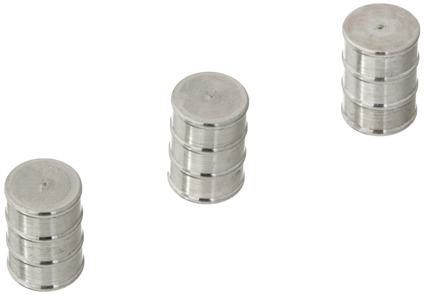 Bachmann Industries Oil Drums Turned Aluminum Wooden Pallet (24 Pack)
