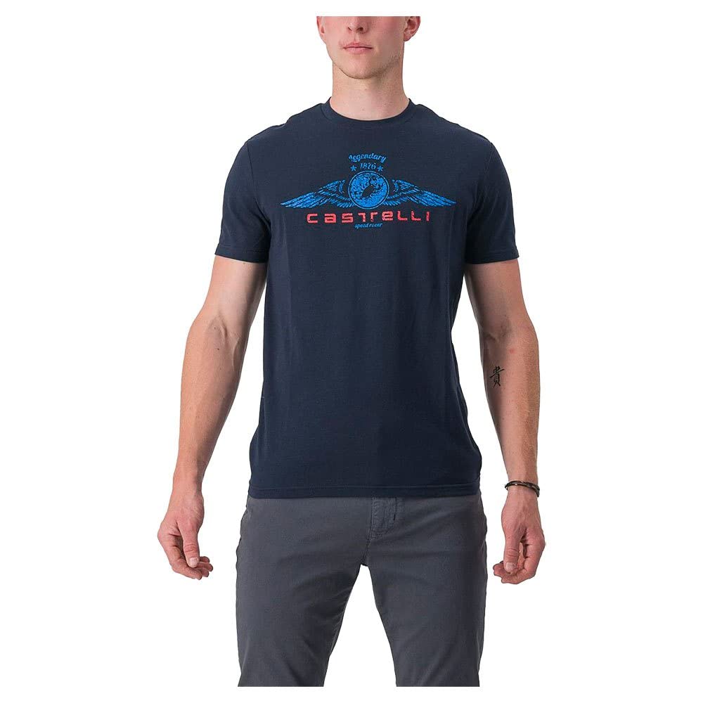 Castelli Armando 2 T-Shirt - Men's Belgian Blue, 3XL