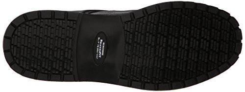 Skechers Men's Cottonwood Elks Work Shoe, Black, 12 3E US