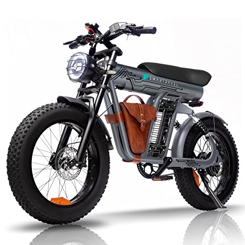 Electric Bike for Adults,YYG Ebike with 1200W Brushless Motor, 48V/20Ah ,20āx4.0 Ebikes,Up to 32MPH Commuter Electric Bicycle,Dual Shock Absorber Electric Motorcycle Dirt Bike(Updated Saddle)