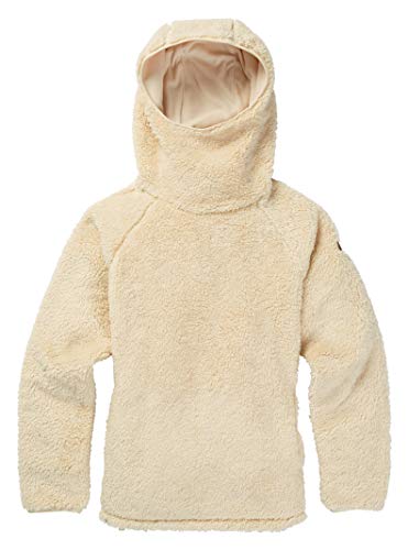 Burton Womens Lynx Fleece Pullover, Creme Brulee, Small