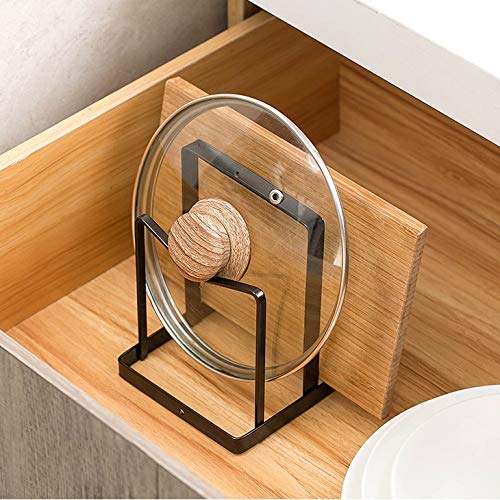 BHVXW Kitchen Spoon Holder Pot Lid Holder Storage Box Pot Lid Holder Storage Pot Lid Spoon Holder Tableware Storage Rack