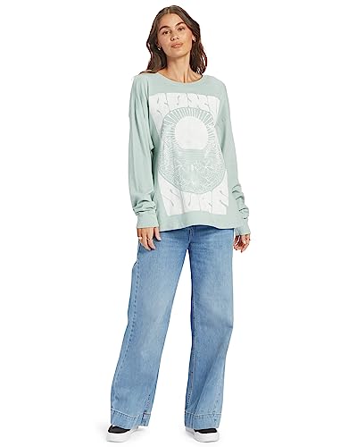 Roxy Women's Oversized Long Sleeve T-Shirt, Bhb0, X-Small