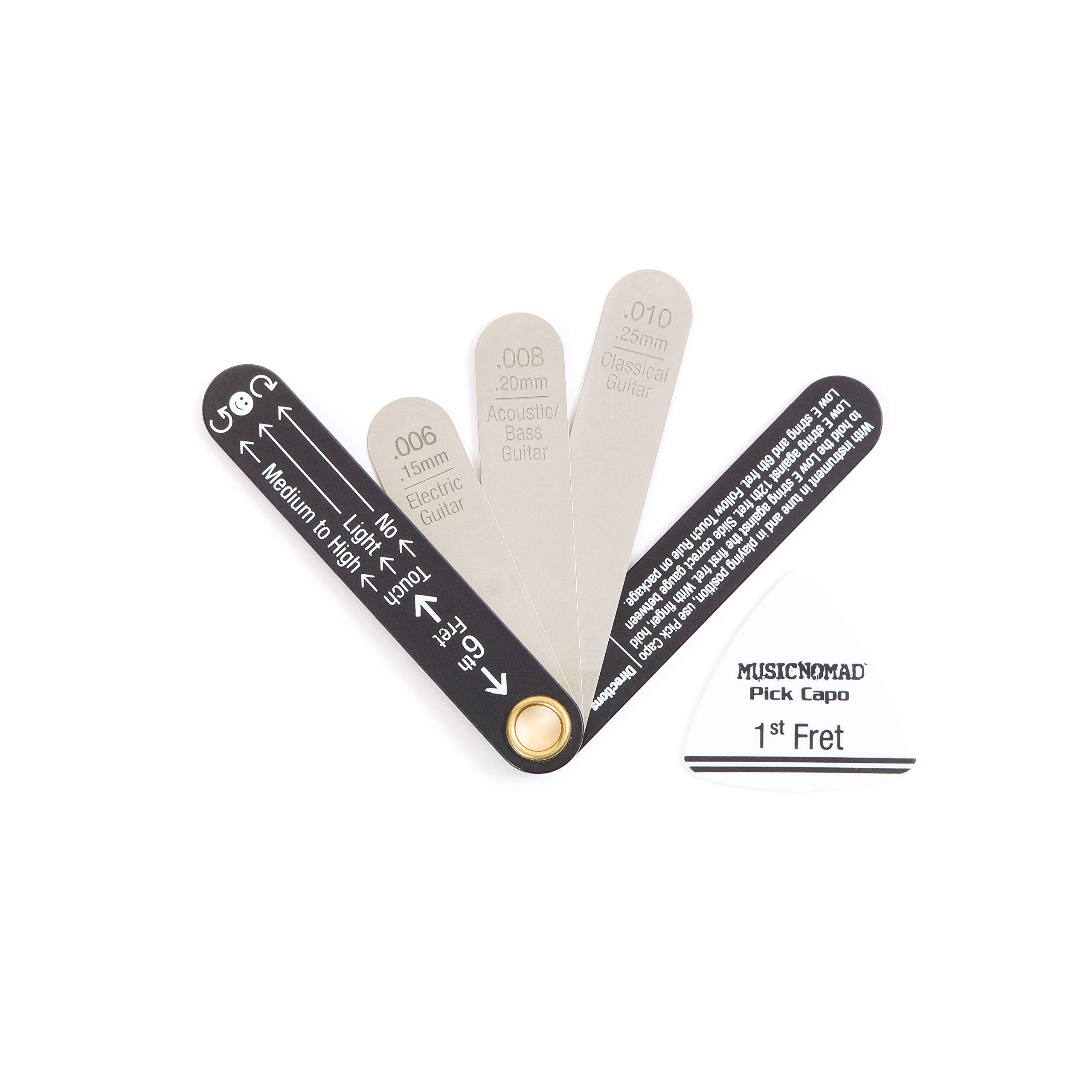 MusicNomad Truss Rod Neck Relief Measure and Adjust Kit Compatible with Taylor Guitars (MN610)