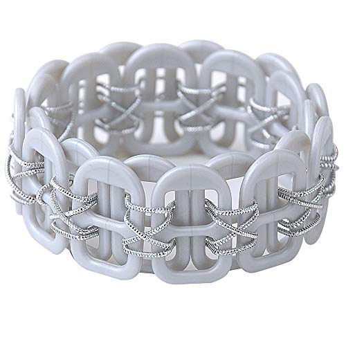 The Beadery Plastic SODA POP TAB MED Silver Pearl, 150 Count