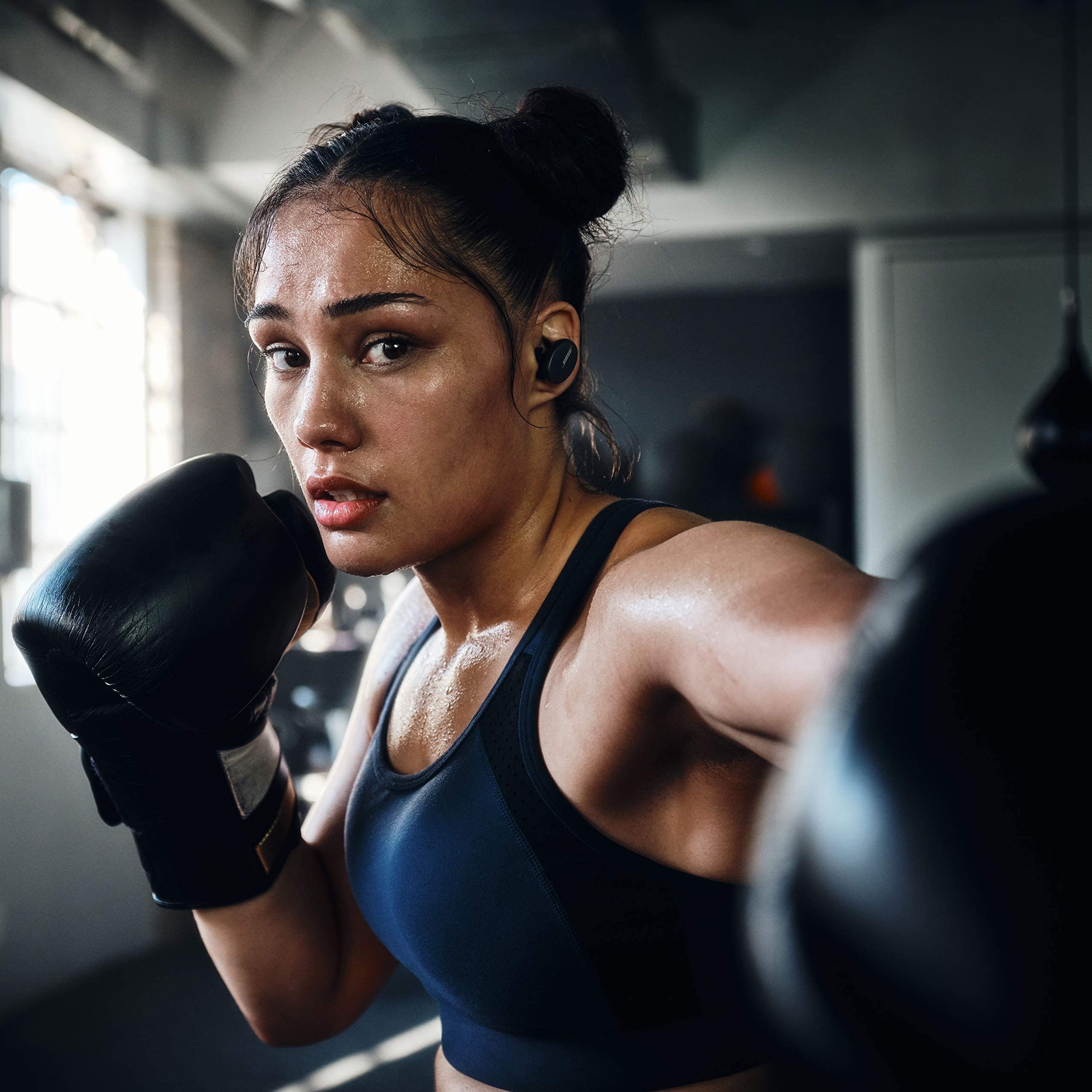 Bose Sport Earbuds - True Wireless Earphones - Bluetooth in-Ear Headphones for Workouts and Running, Triple Black (Renewed)