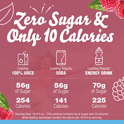 Crystal Light Sugar-Free Raspberry Green Tea On-The-Go Powdered Drink Mix 120 Count-10 Count (Pack of 12)