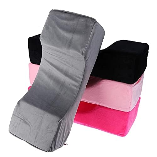 Grafted Eyelash Extension Pillow Neck Support Eyelash Pillow Soft Memory Foam U Shape Lash Pillow Makeup Salon with Pocket (Pink)