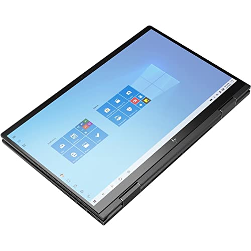 HP Envy x360 15-ee1083cl 15.6" Touchscreen Convertible 2 in 1 Notebook, AMD Ryzen 7 5700U, 12GB DDR4 SDRAM, 512GB SSD, AMD Radeon Graphics, Windows 10 Home, Nightfall Black Aluminum (369S8UA#ABA)