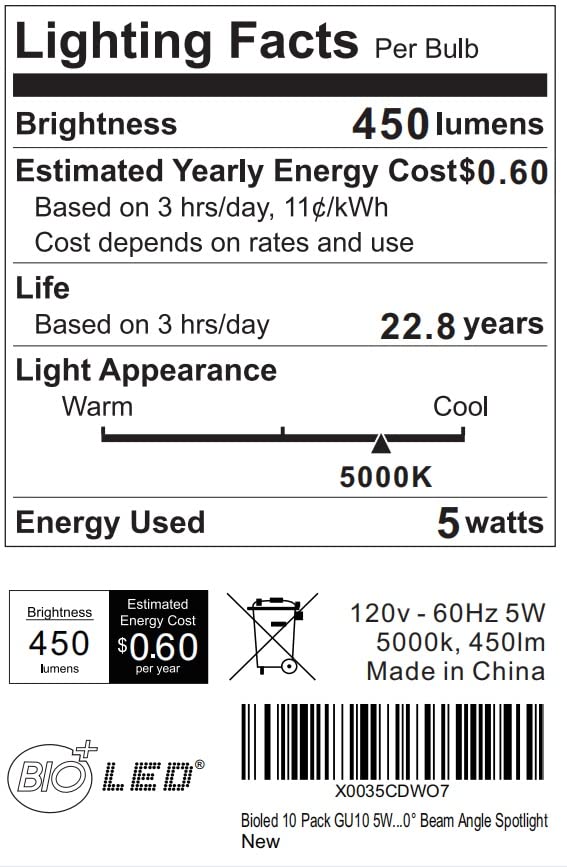 Bioled 20W, E26, 3 Pack, Daylight(5000K), 200 Watt Equivalent, LED Light Bulbs, IP40 Dustproof& Humudity Proof Light Bulbs, Commercial& Residental Bright LED Bulb, Work Light, Garage Light, Home Light
