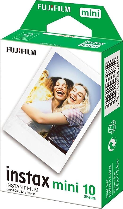 Fujifilm Instax Mini 11 Instant Camera - Fujifilm Instax Mini Twin Pack Instant Film (60 Sheets) - Instant Camera Bundle (White)