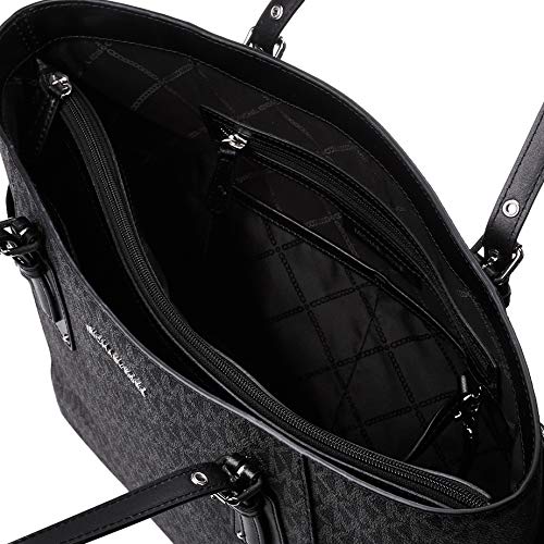 Michael Kors Voyager East/West Signature Tote One Size (Black)