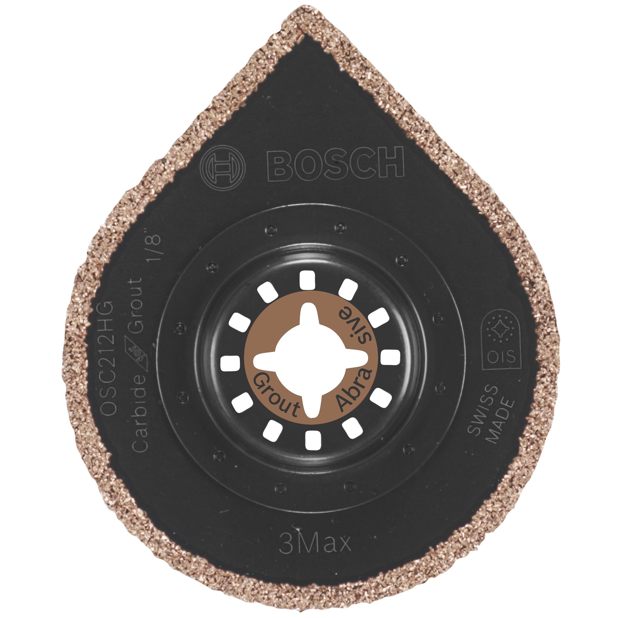 Bosch OSC212HG 2-1/2-inch Hybrid Grout and Tile Blade - 3Max