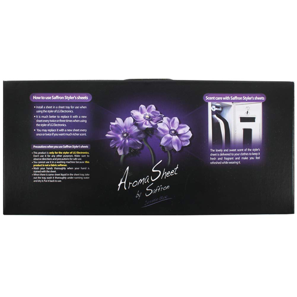 LG Styler Aroma Sheet by Saffron (20 Sheets) (Jasmin Blue)