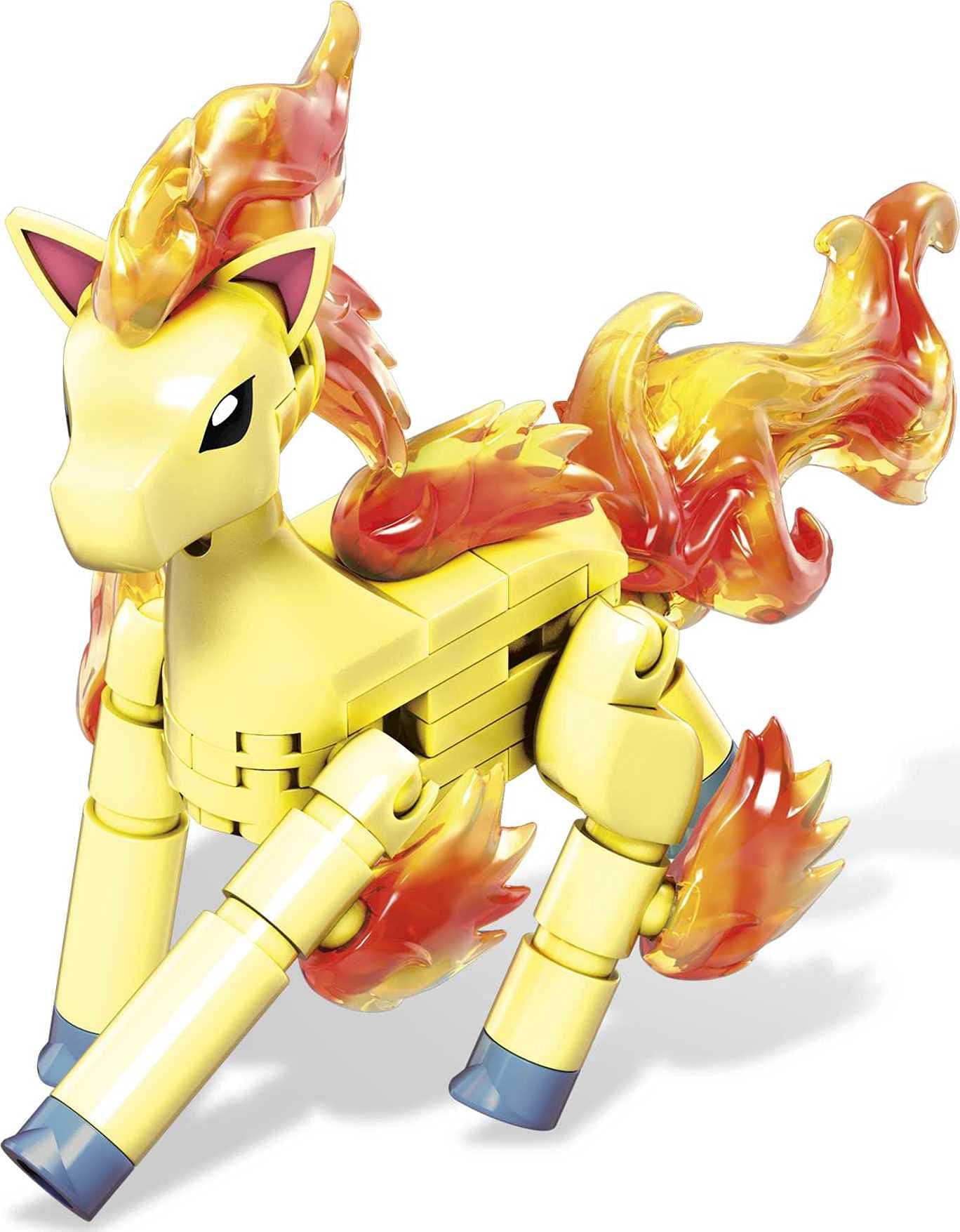 Mega Construx Pokemon Power Pack Ponyta Construction Set with Character Figures, Building Toys for Kids (70 Pieces)