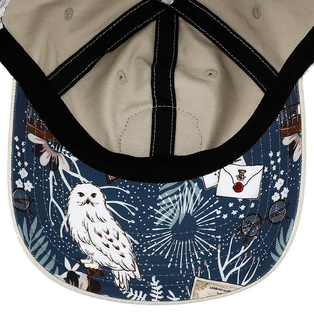 Bioworld Harry Potter 9 3/4 Patch Dad Hat for Men Brown