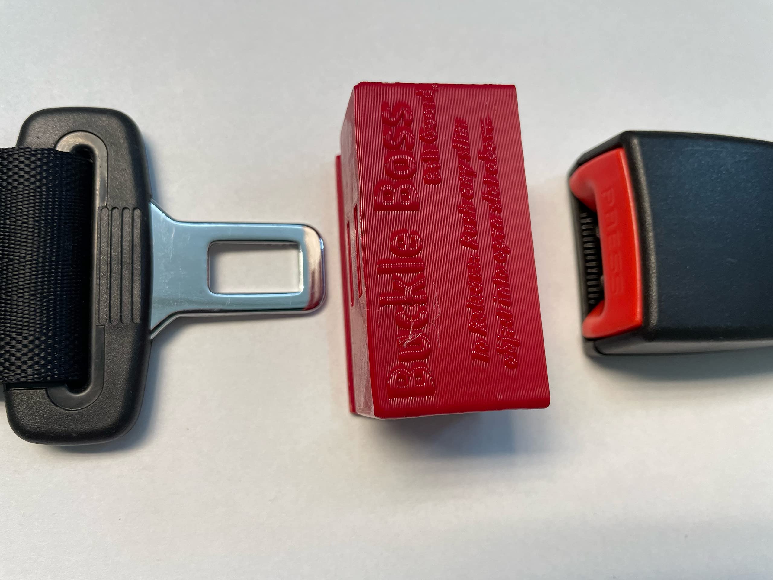 Buckle Boss Seat Belt Guard Version 2 (Red)