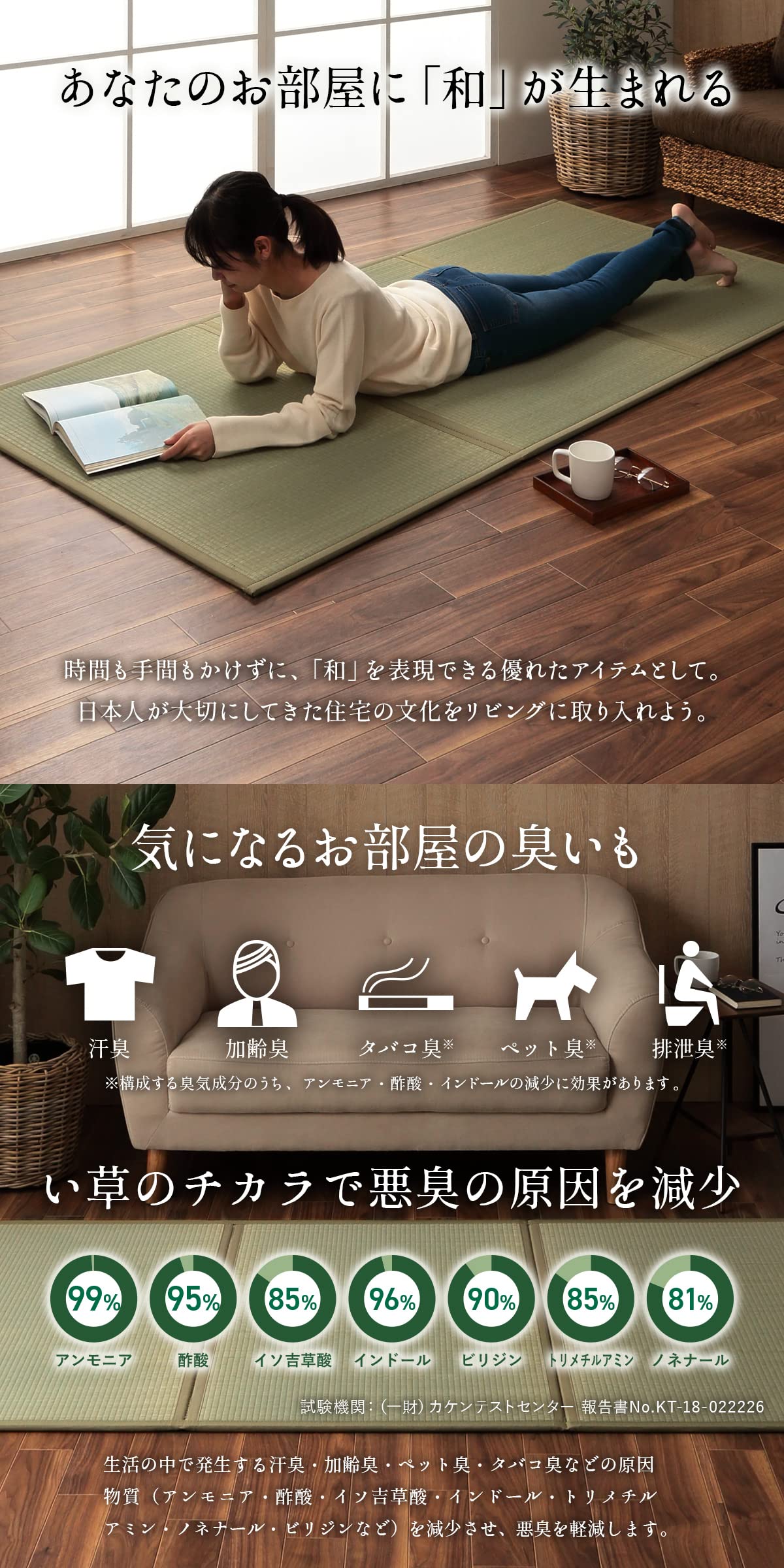 IKEHIKO Japanese Traditional Igusa (Rush grass) Tatami Mattress, Small Full XL. Made in Japan