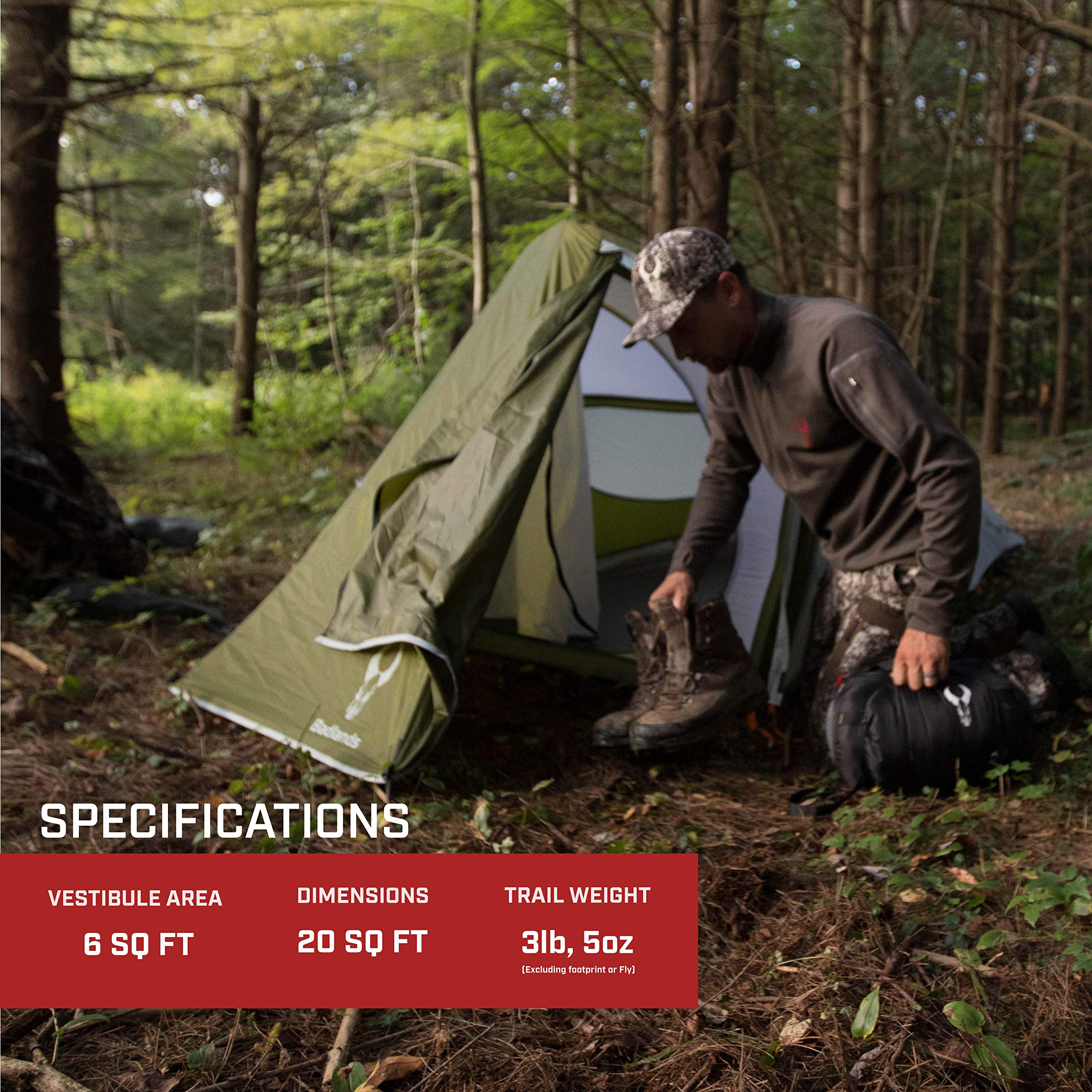 Badlands Artemis One-Man Tent - 3-Season Hunting Shelter, 1-Person