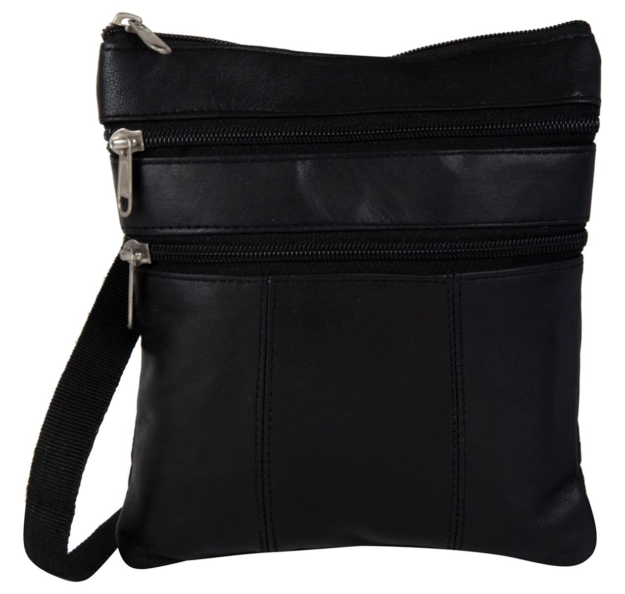 Liberty Leather Crossbody Purse for Women Small Crossover Long Over the Shoulder Sling black Women’s Purses and Handbag