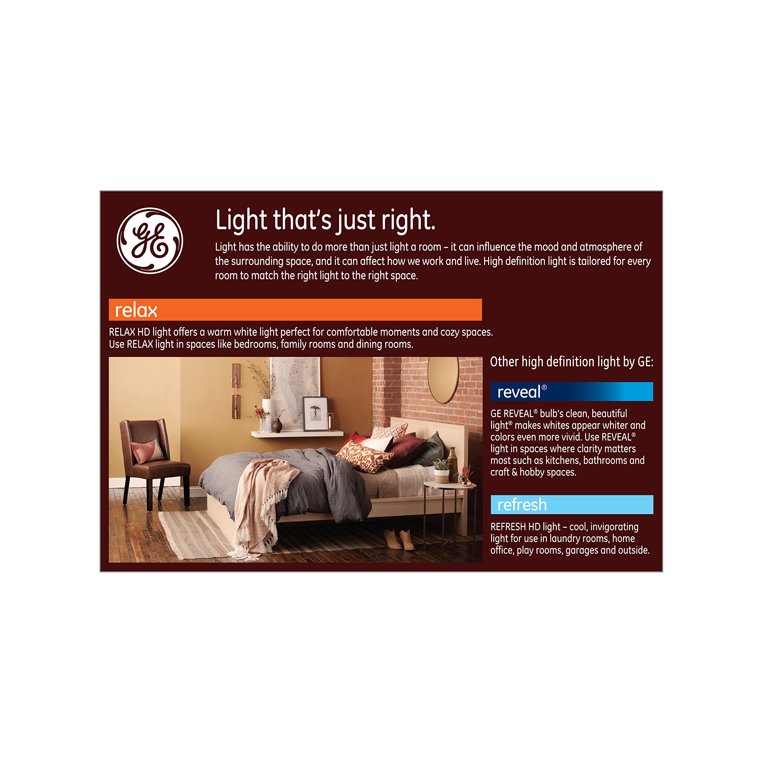 GE Lighting 45249 Relax HD LED (90-Watt Replacement) 1200-Lumen PAR38 Bulb, Soft White, 2-Pack, 2 Piece