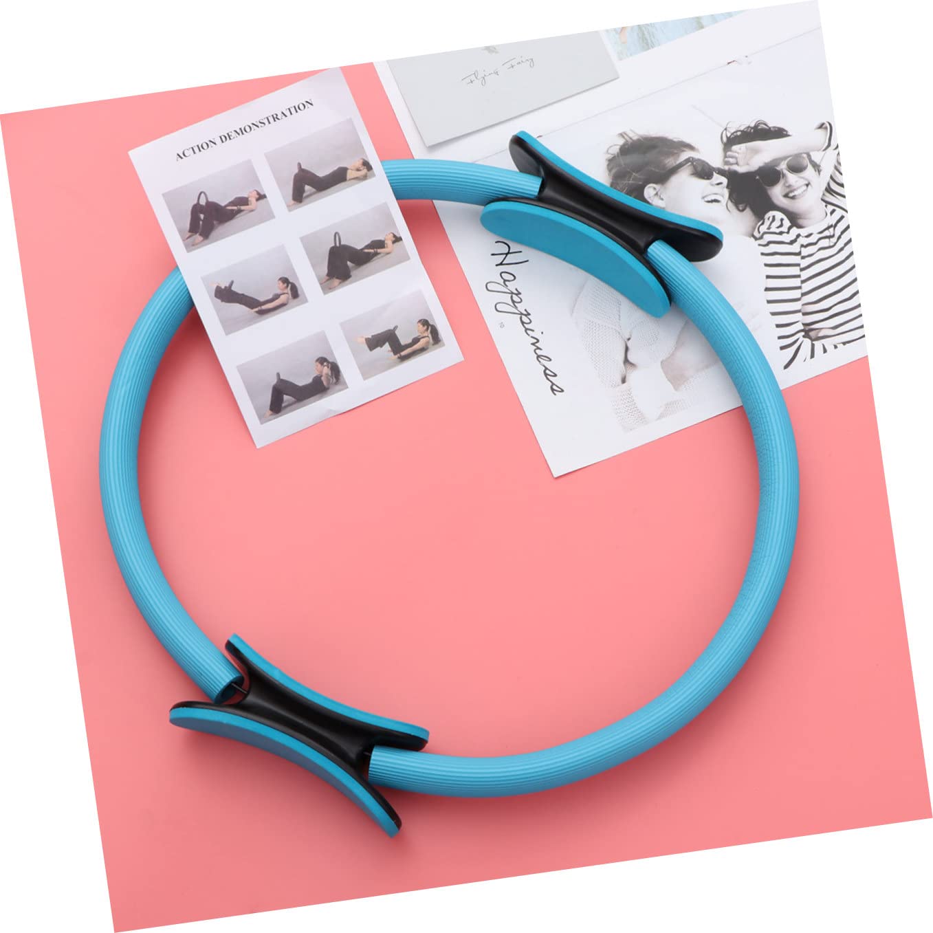 CLISPEED 1pc Pilates Toning Ring Fitness Circle Toning Ring Exercise Accessories Toning Thigh Circle Pilates Yoga Ring Pilates Ring Workout Resistance Training Exercise Circle Sports