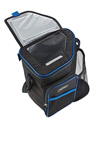 Thermos Lunch Cooler and King Stainless Bottle Combination Set, Black
