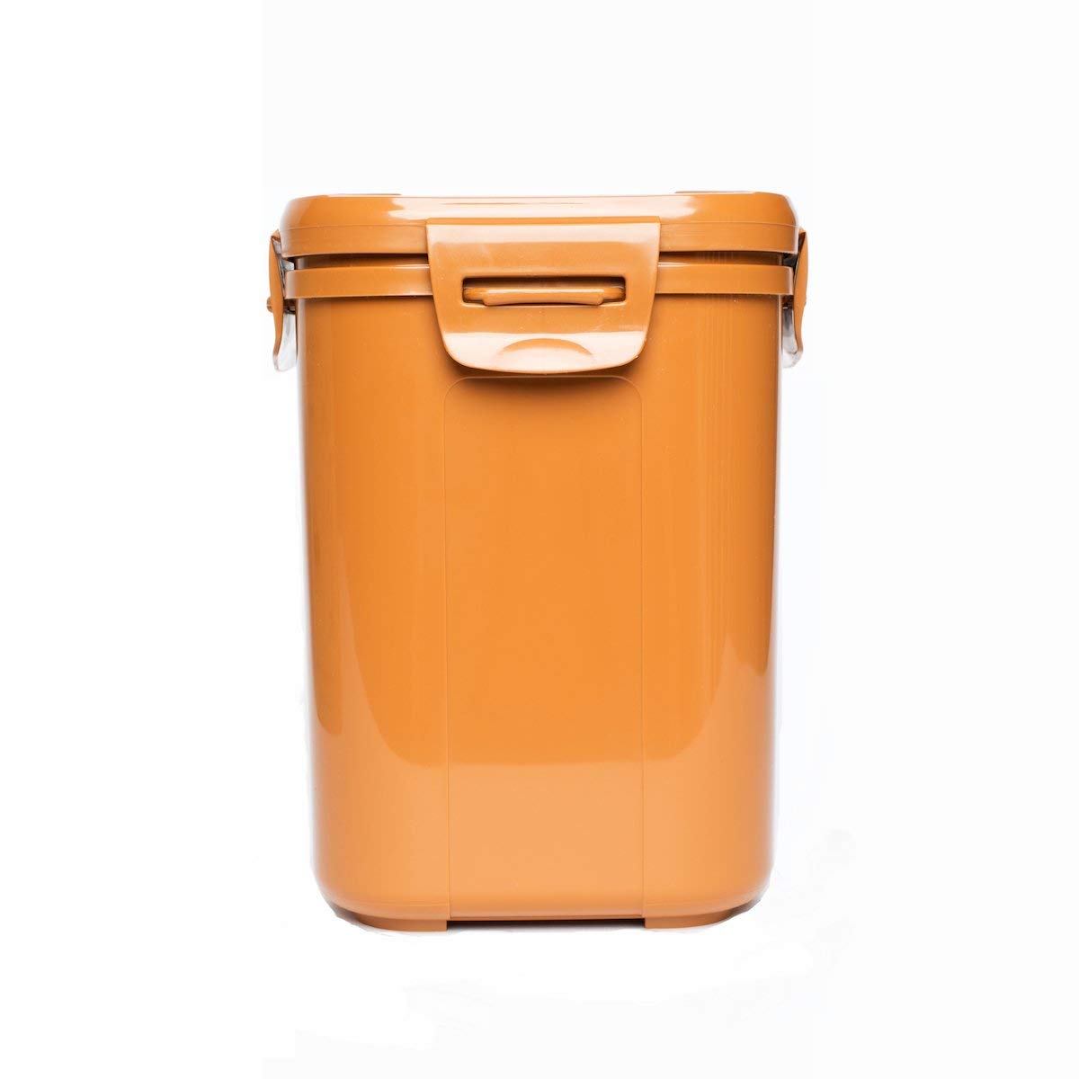 Crazy Korean Cooking Premium Kimchi, Sauerkraut Fermentation and Storage Container with Inner Vacuum Lid, Sandy Brown, 0.9 gallon (3.4 L) (0.9 Gal (3.4L) 1 PACK)