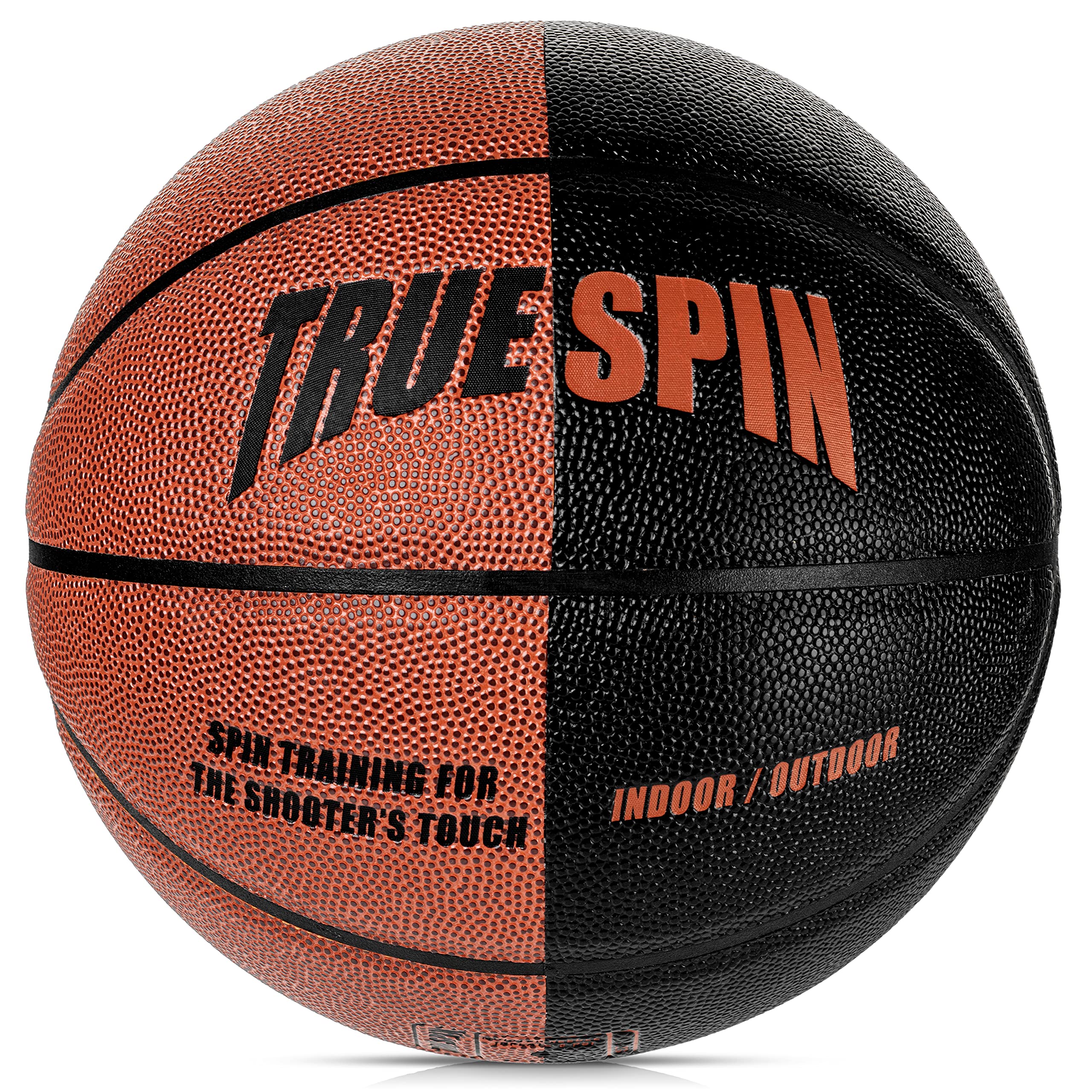 Basketball Ball for Shot Control & Spin Training - Outdoor/Indoor Premium Composite Leather - Regulation Size 7, 29.5"