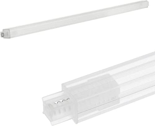 Heavy Duty 24 Inch Replacement Bathroom Towel Bar Rod Spring Loaded End Clear Color anXella, Onecolor
