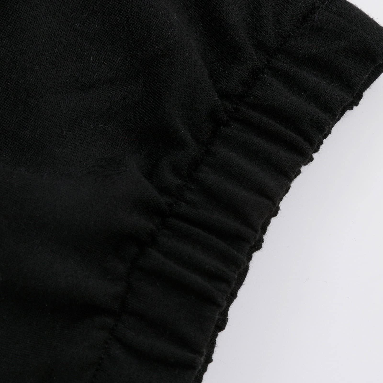 Baggy Sweatpants for Women Drawstring High Waisted Cinch Bottom Yoga Pants with Pockets Casual Relaxed Workout Jogger Pants Black