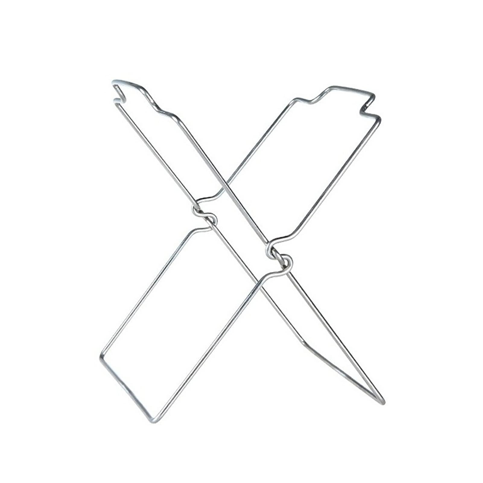 Garbage Bag Holder Frame, Stainless Steel Bag Holder Metal Foldable Trash Stand Holder for Camping Home Kitchen Countertop Trash Can
