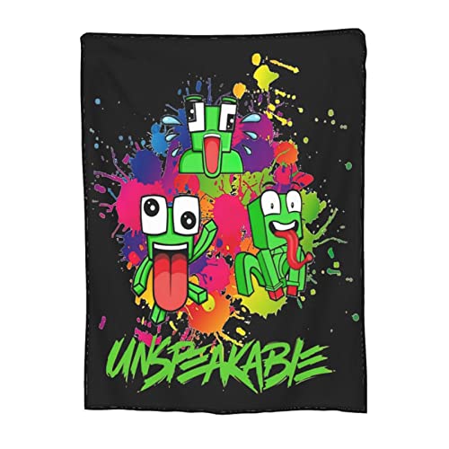 Game Cartoon Anime Ultra-Soft Micro Fleece Blanket Lightweight Throw Blankets for Couch Sofa Bed Bedroom (50"X40")