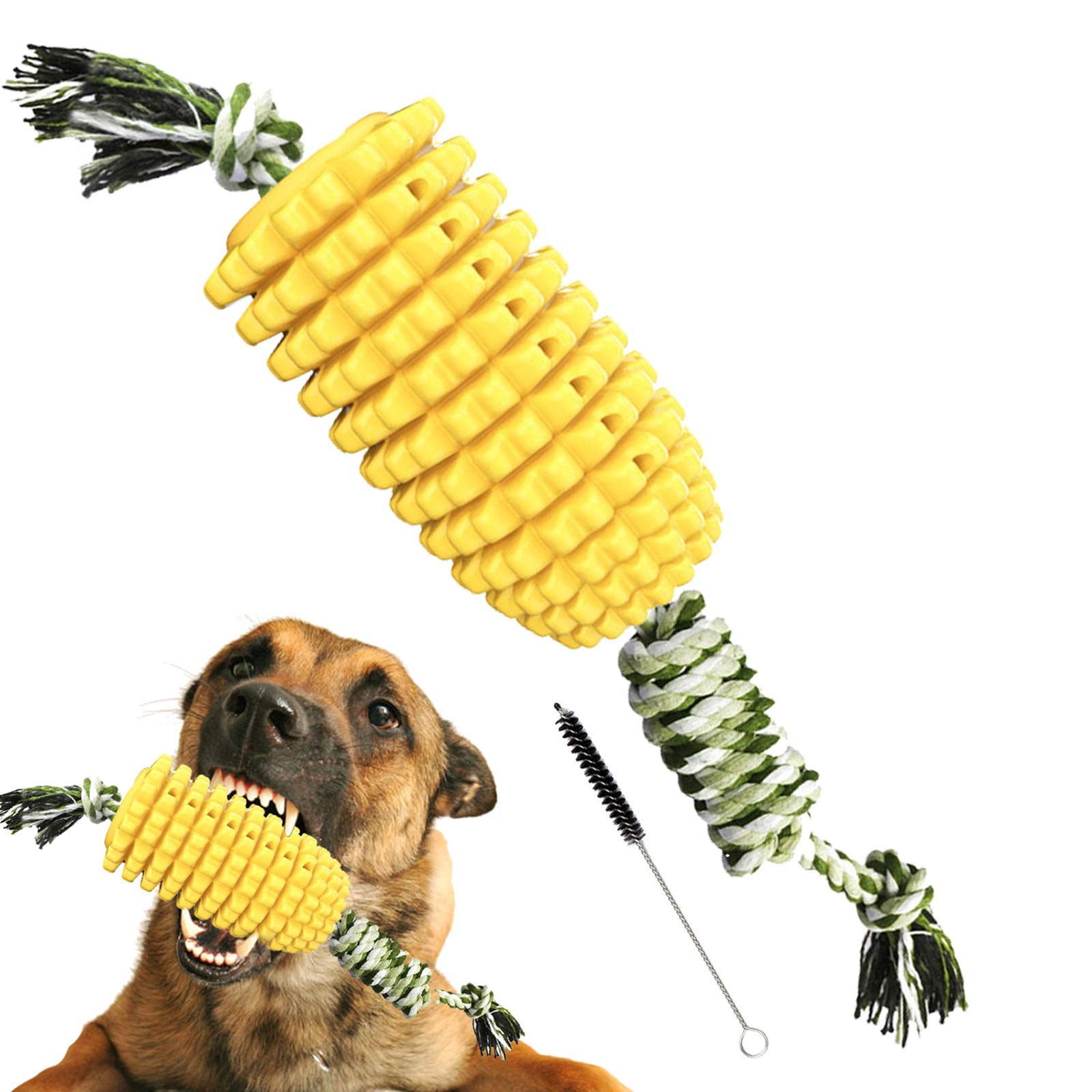Dog Toothbrush Dog Chew Toys for Aggressive Chewers Large Breed Medium Breed,Dog Dental Care Teeth Cleaning Chew Toys