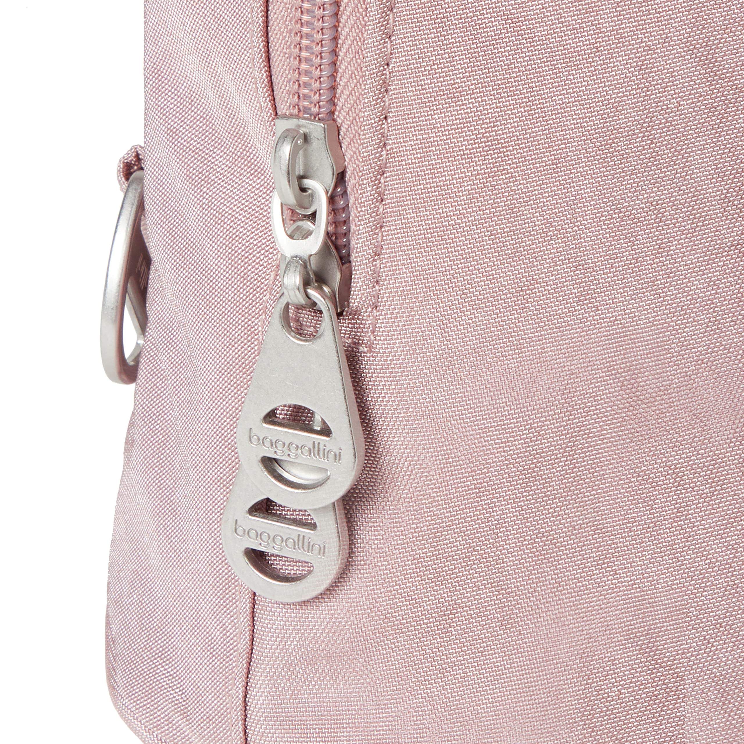 Baggallini womens Naples convertible backpack, Blush Shimmer, One Size US