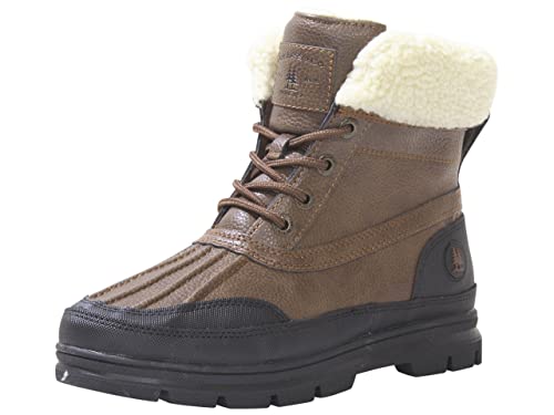 Bass Mens Vermont WX Outdoor Rugged Hiking Boot, Cedar/Black, 7.5 M