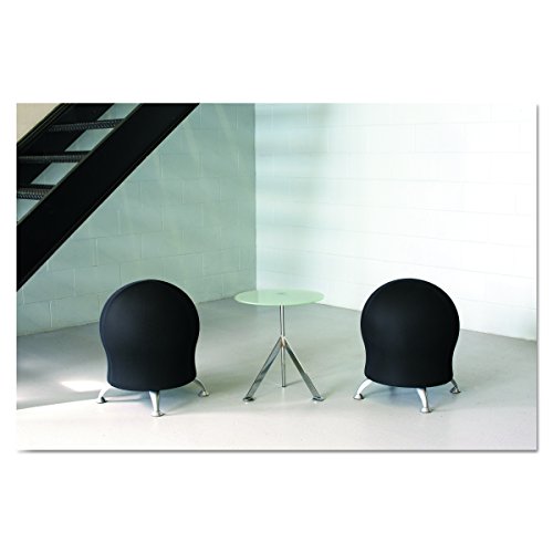 Safco Zenergy Ball Chair - Low Profile Active Seating to Improve Posture & Muscle Strength - 23" or 20" Seat Heights - 250 lb Capacity - Black - Pefrect at Office Desk & Classrooms