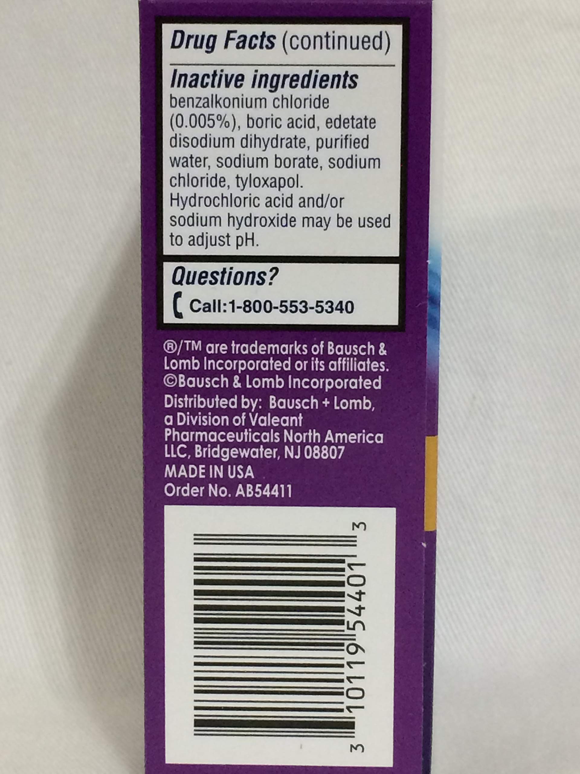 Bausch + Lomb Soothe Long Lasting Lubricant Eye Drops 0.5 oz