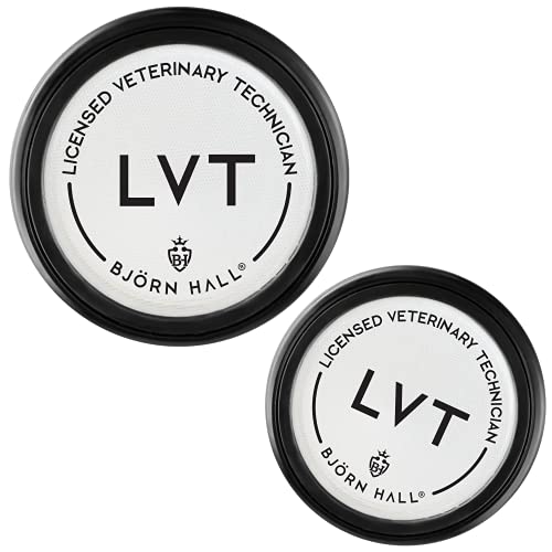 BJÖRN HALL Vet Tech Stethoscope Diaphragm | LVT Licensed Veterinary Technician | Fits Littmann Classic III & Cardiology IV Stethoscopes & Björn Hall | Vet Tech Supplies | Replacement Diaphragm | LVT